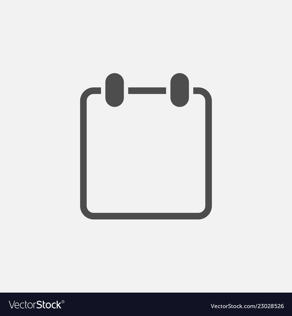Calendar web icon template for your Royalty Free Vector