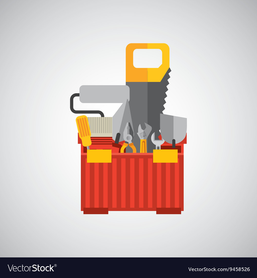 Construction tools design Royalty Free Vector Image