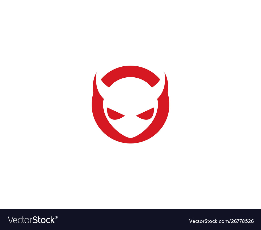 Devil logo Royalty Free Vector Image - VectorStock