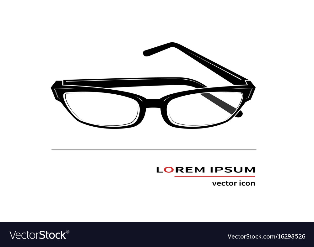 Spectacles icon Royalty Free Vector Image - VectorStock