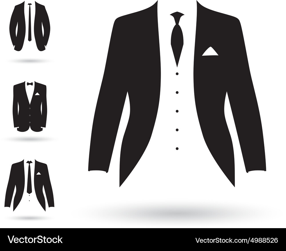 Suit group Royalty Free Vector Image - VectorStock