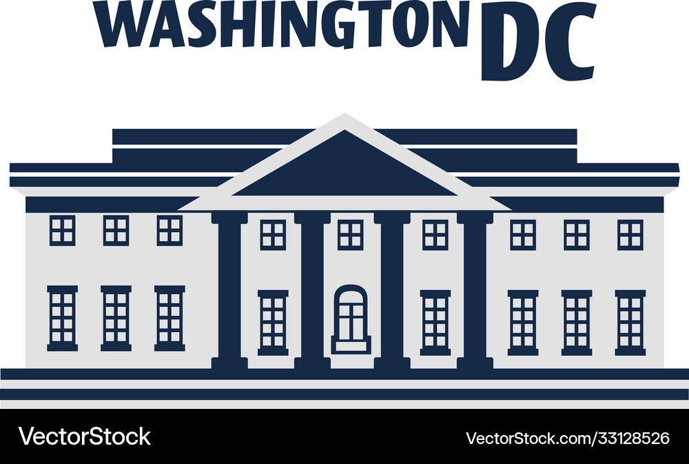 Washington dc washington dc landmarks Royalty Free Vector
