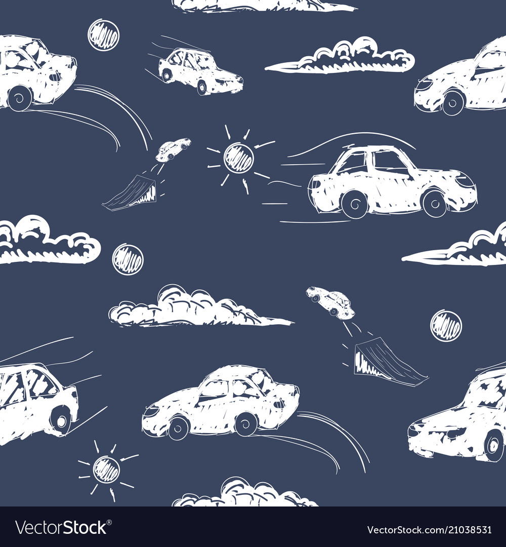 Car pattern Royalty Free Vector Image - VectorStock