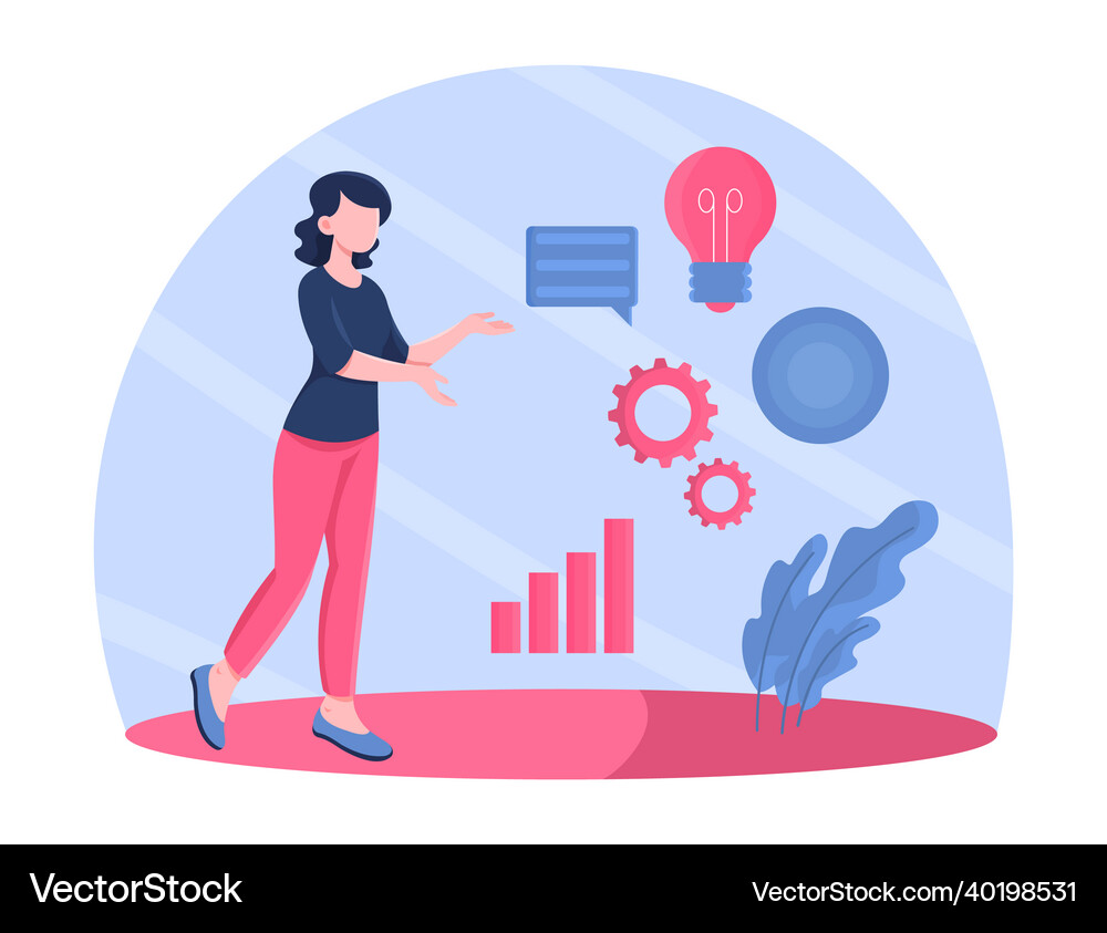 Concept of job experience Royalty Free Vector Image