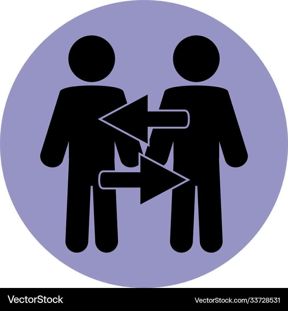 Together teamwork unity society pictograph block Vector Image
