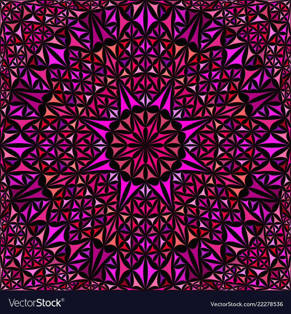 Pink seamless abstract curved triangle mosaic Vector Image