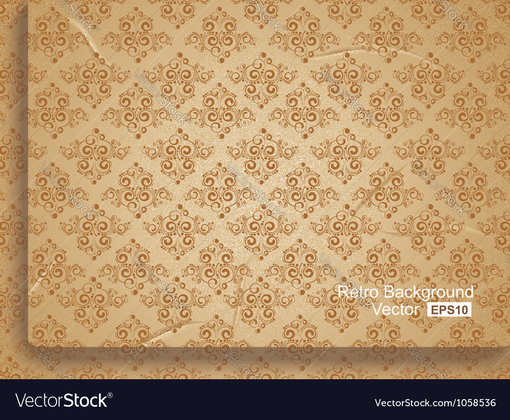 Seamless wallpaper pattern Royalty Free Vector Image