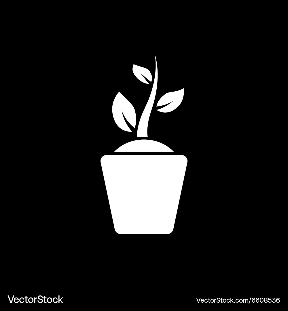 Sprout wreath icon plant and herb nature Vector Image