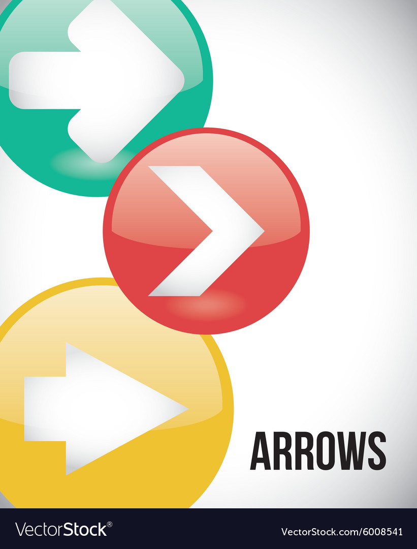 Arrow design Royalty Free Vector Image - VectorStock