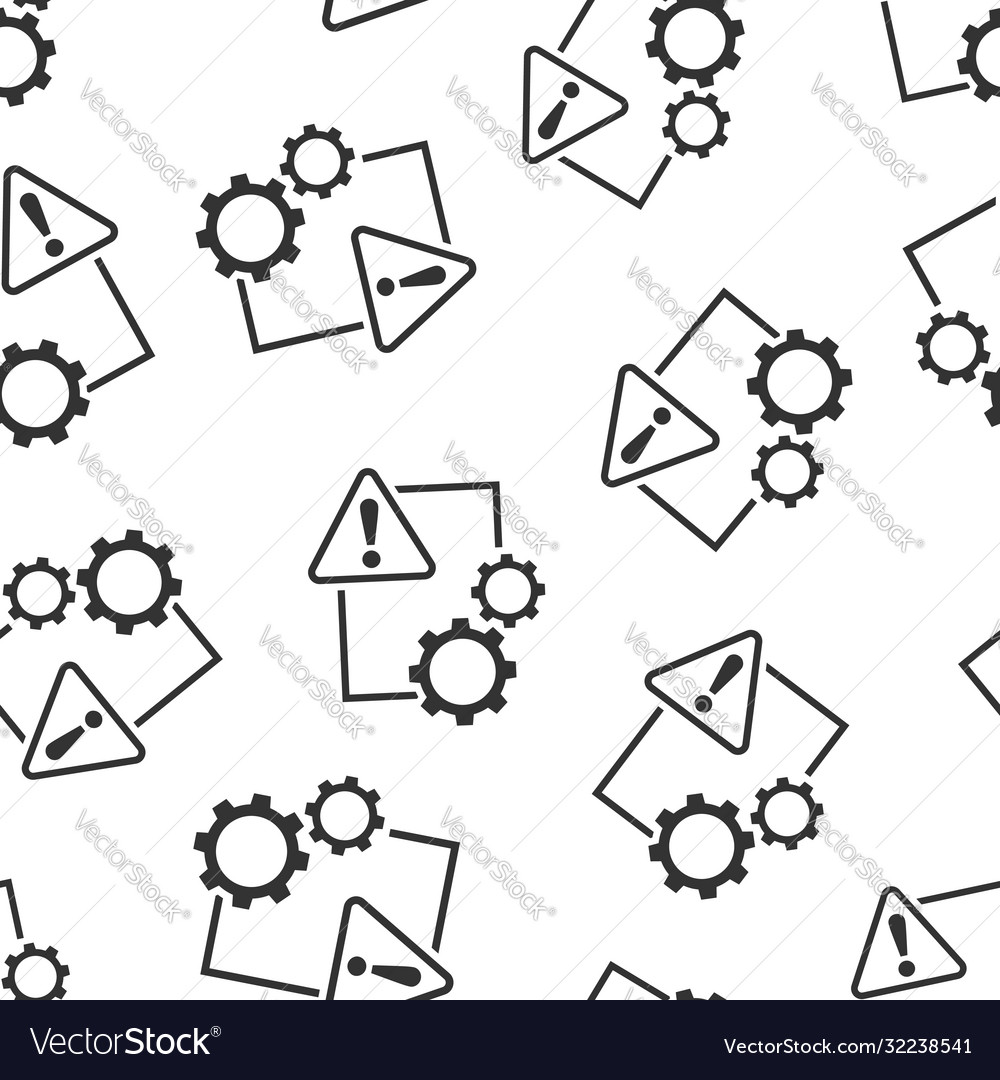 Document error icon in flat style broken report Vector Image