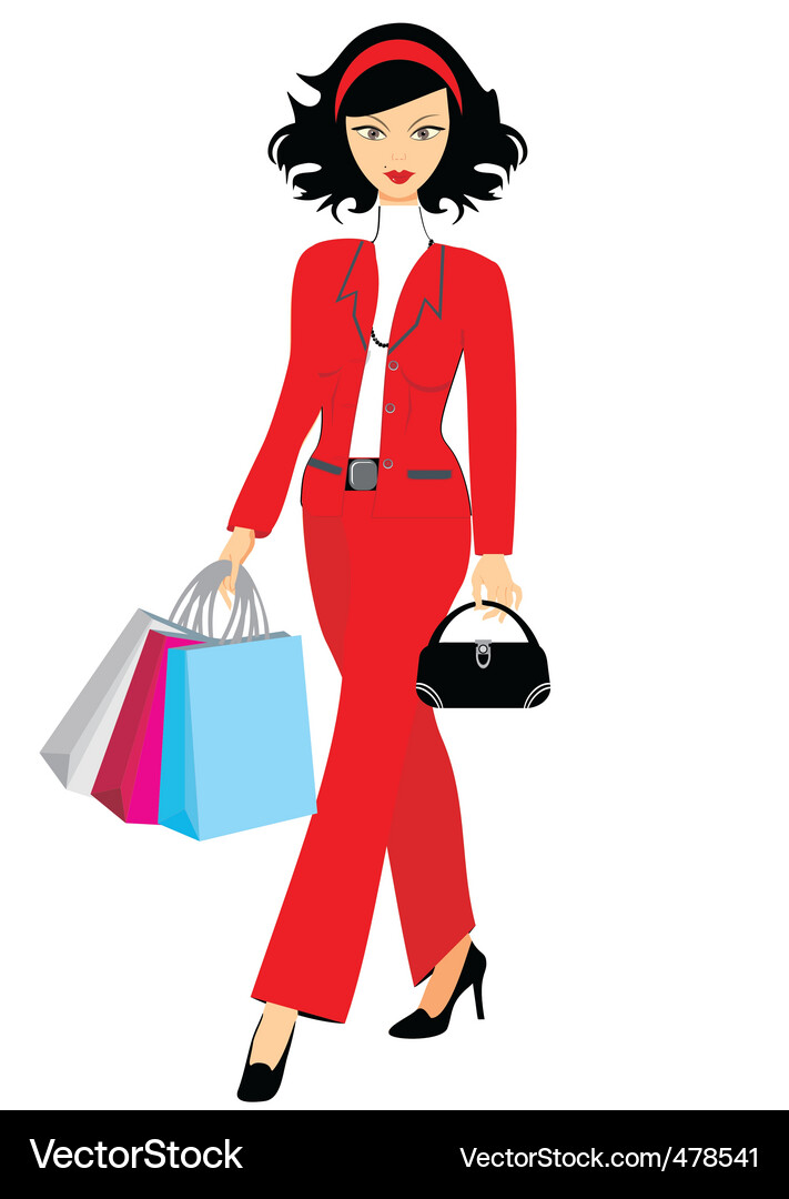 Fashion women Royalty Free Vector Image - VectorStock