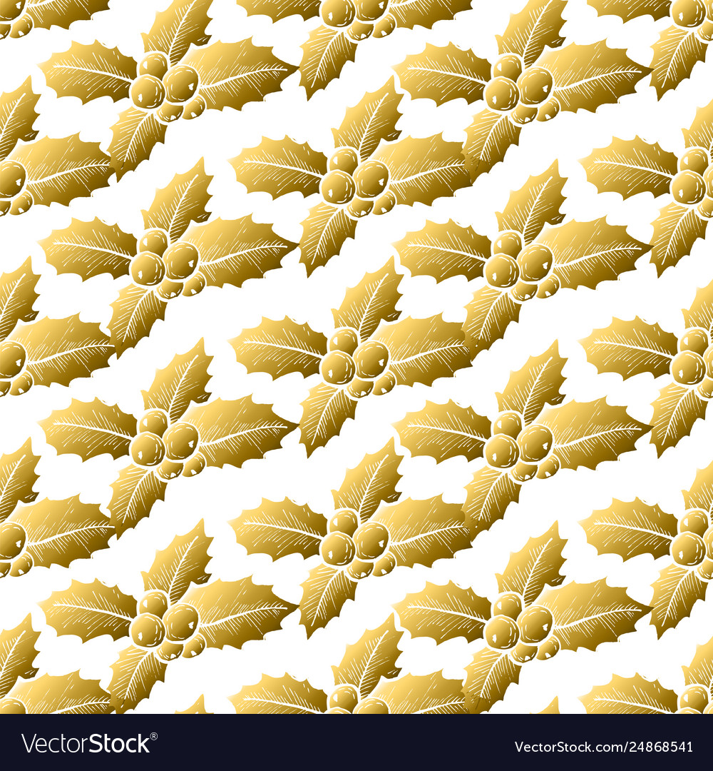 Golden seamless pattern Royalty Free Vector Image