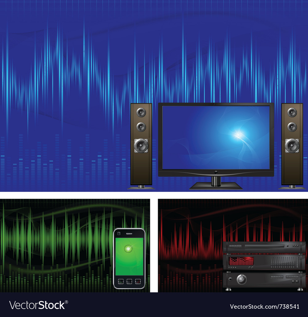 Graphic equalizer Royalty Free Vector Image - VectorStock
