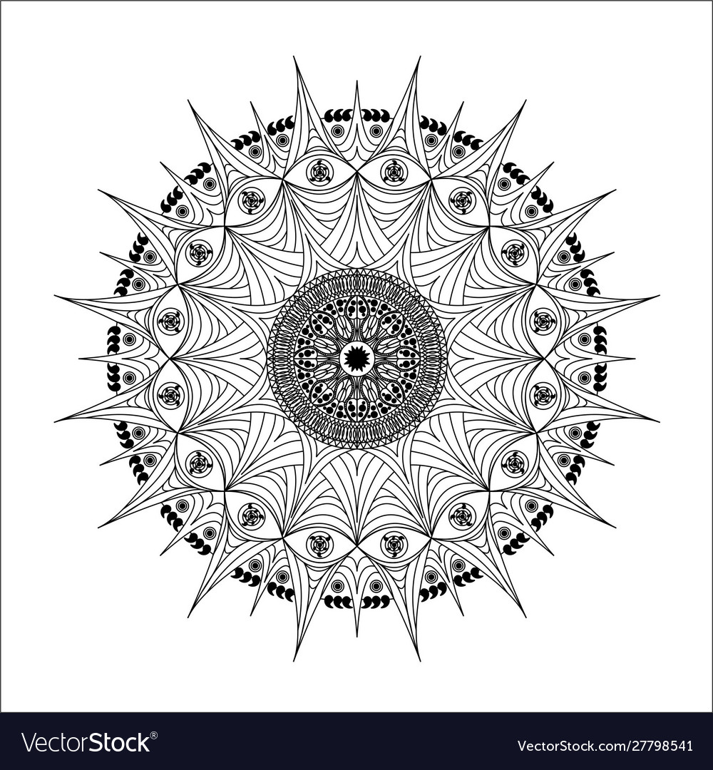 Mandala Royalty Free Vector Image - VectorStock