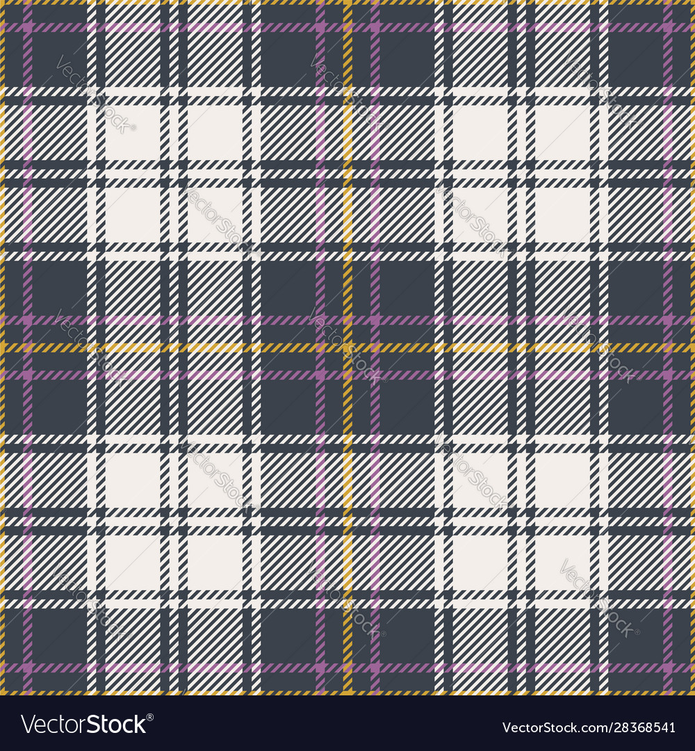 Seamless check plaid pattern Royalty Free Vector Image