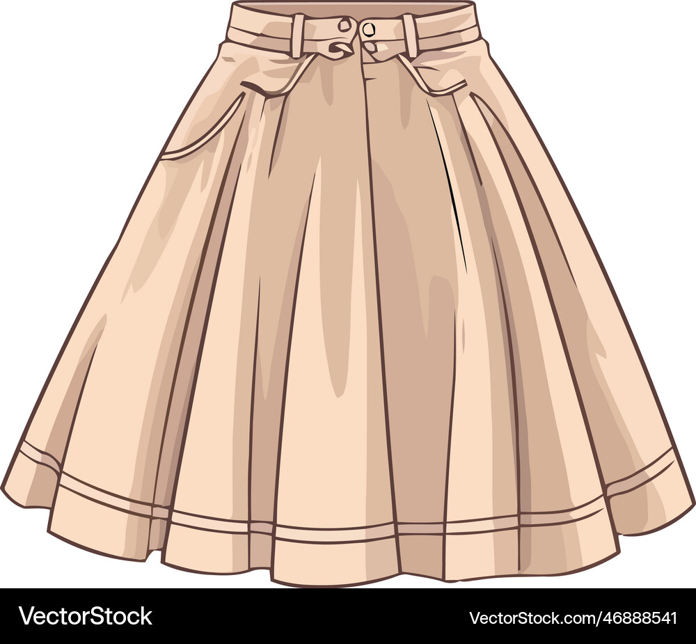 Woman skirt design Royalty Free Vector Image - VectorStock