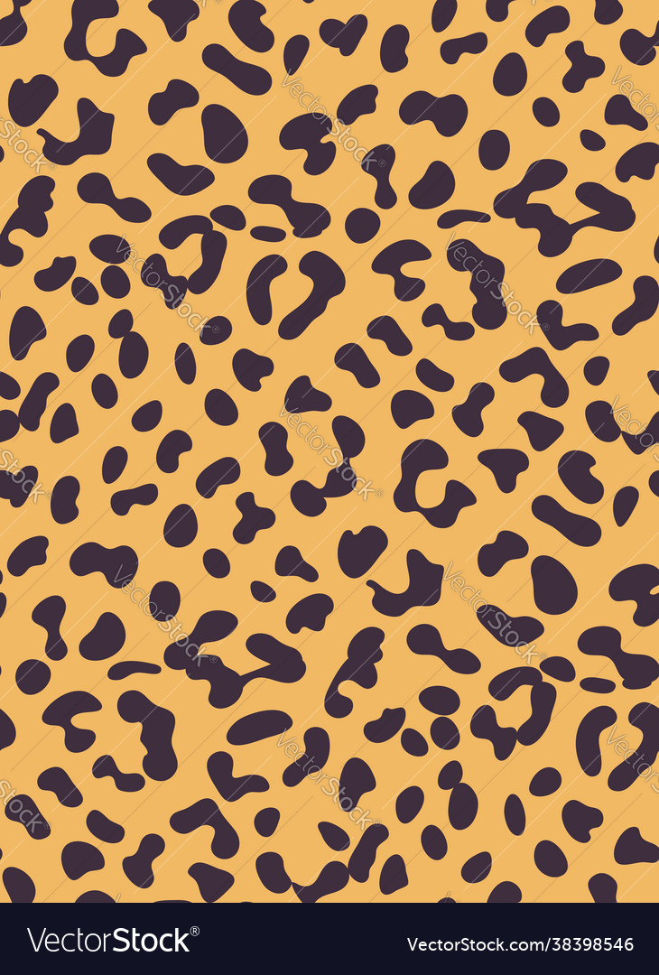 Leopard skin pattern Royalty Free Vector Image