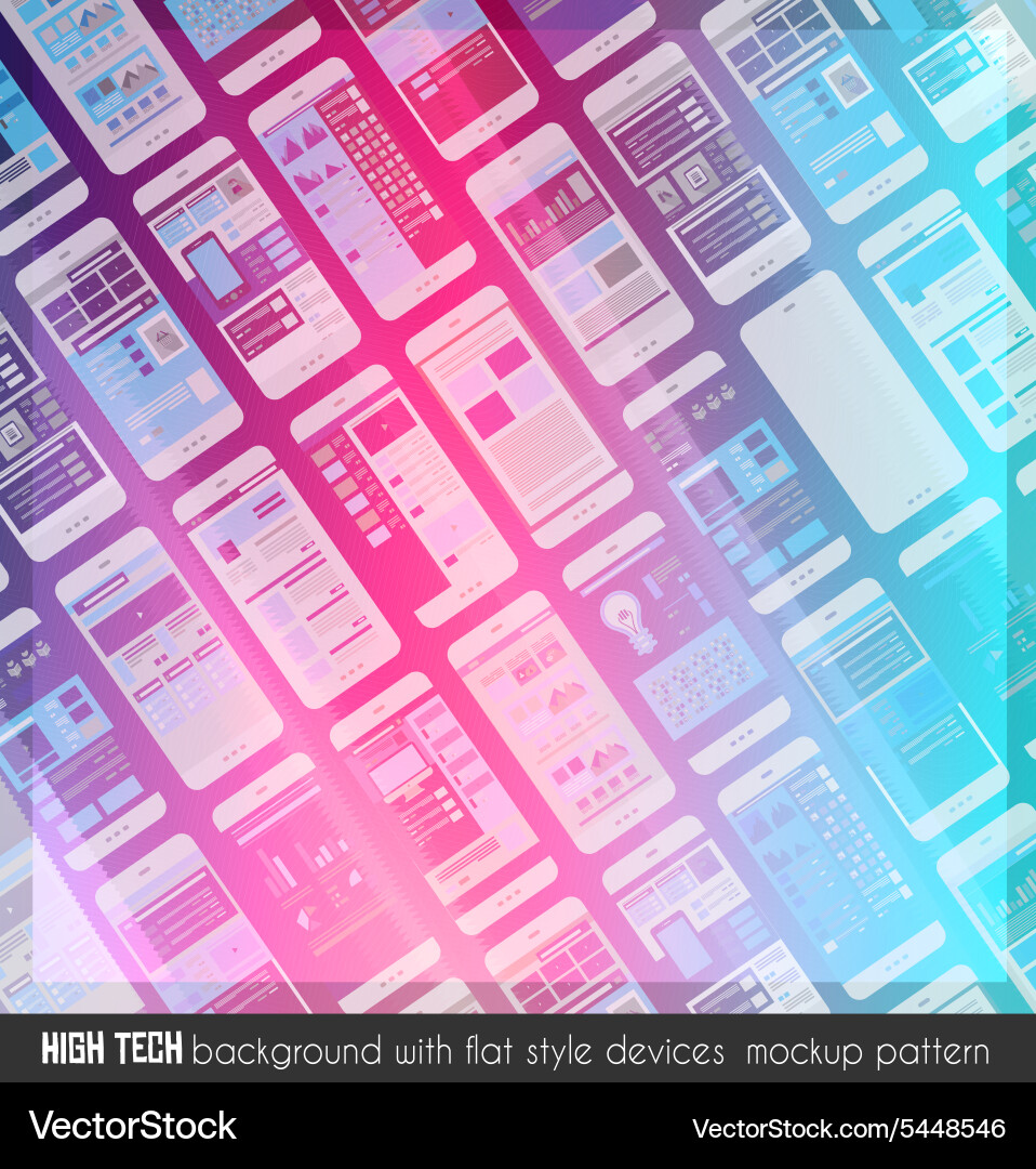 Modern high tech background design with a lot of Vector Image
