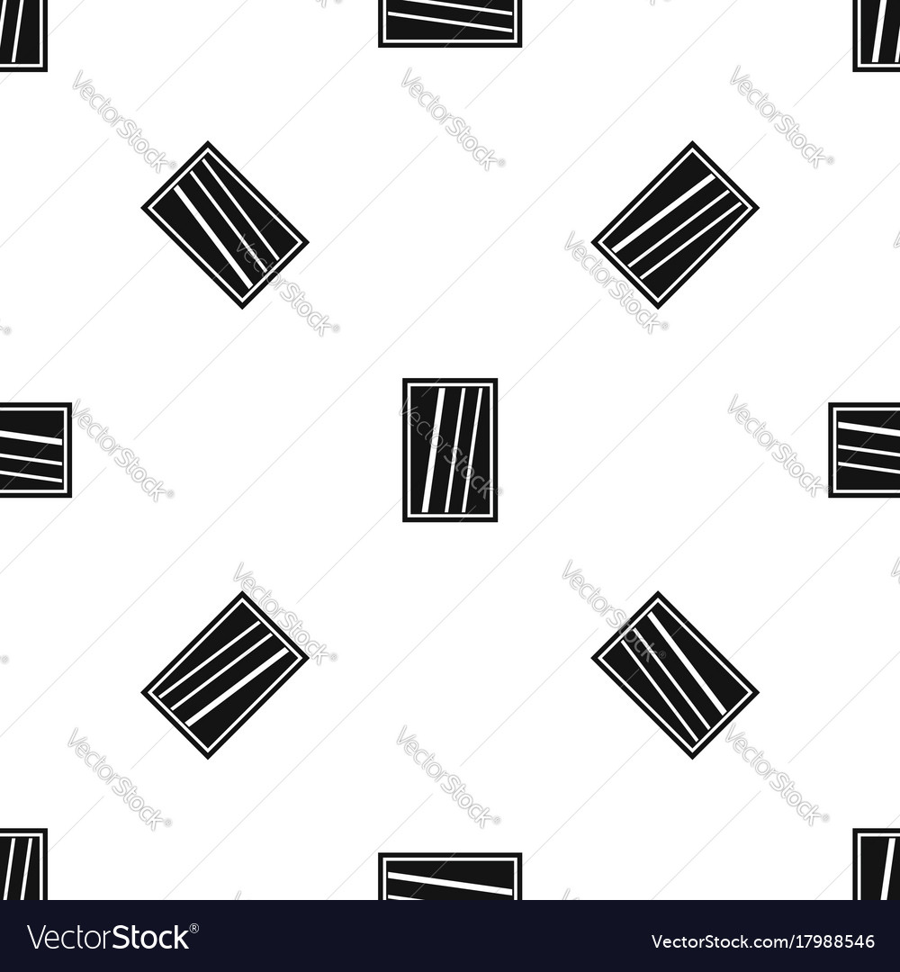 White rectangle window pattern seamless black Vector Image