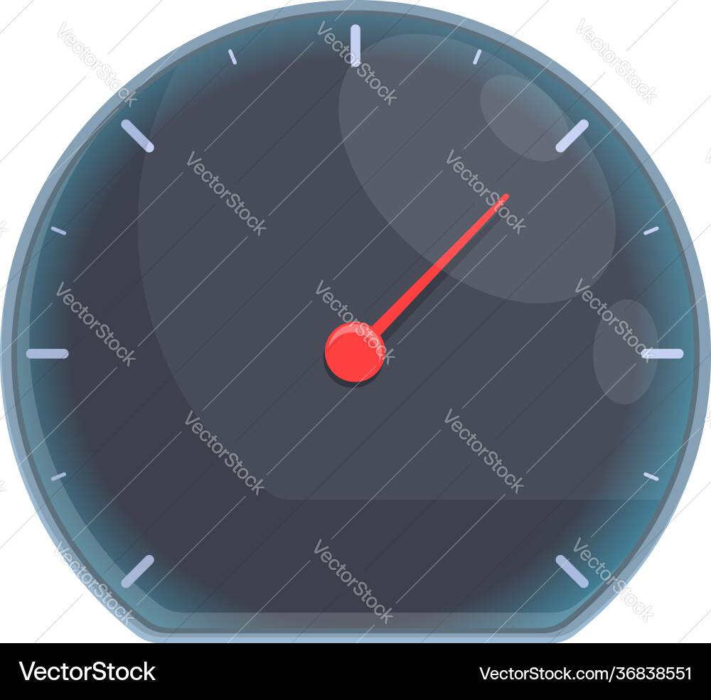 Car equipment dashboard icon cartoon style Vector Image