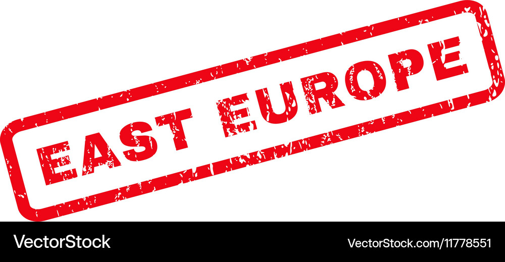 East Europe Rubber Stamp Royalty Free Vector Image