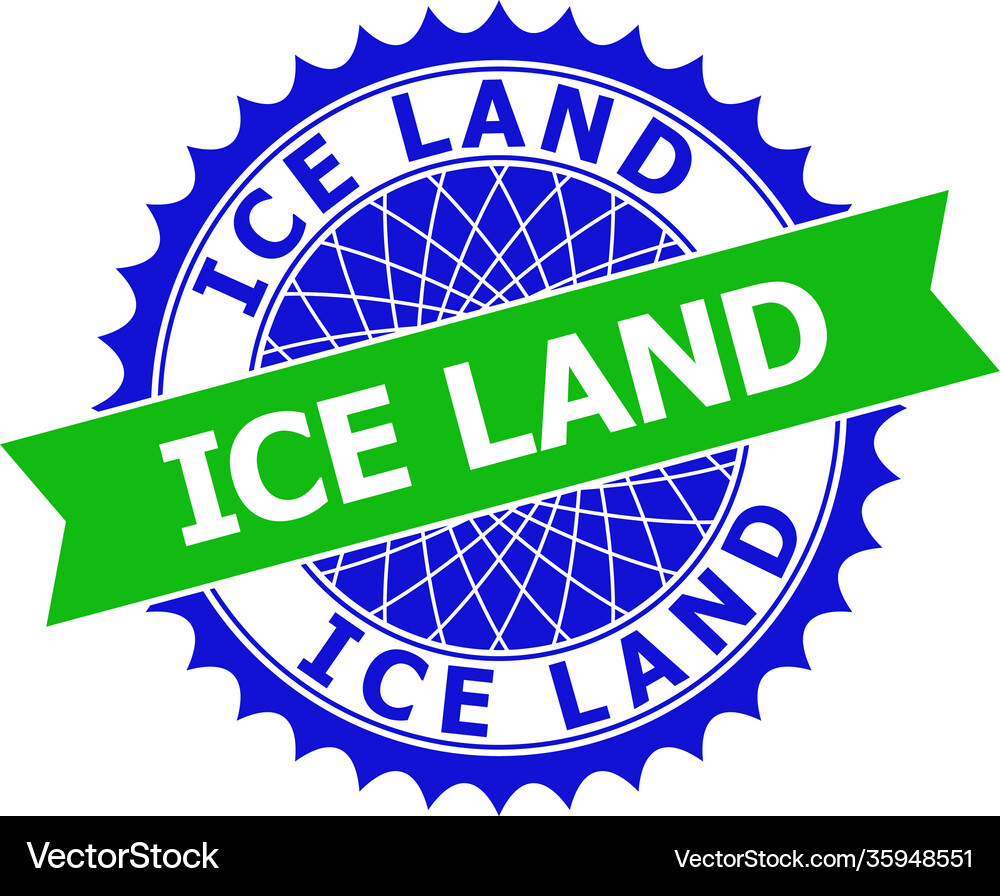 Ice land bicolor clean rosette template for stamps
