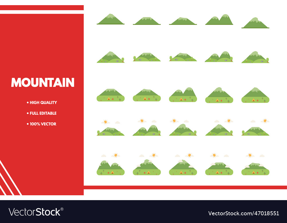 Mountain Royalty Free Vector Image - VectorStock