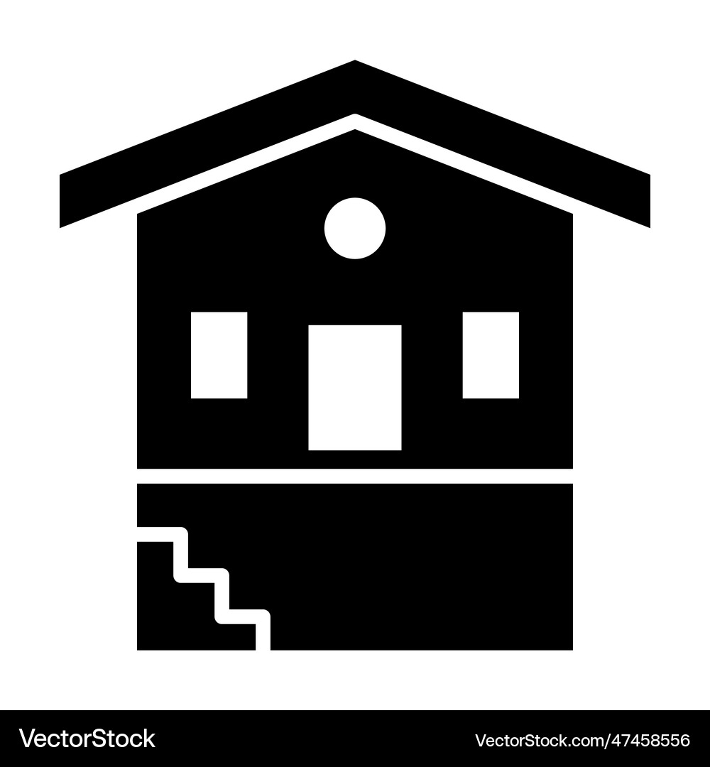 Basement glyph icon for personal and commercial Vector Image