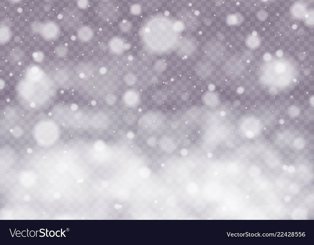 Falling snow effect Royalty Free Vector Image - VectorStock
