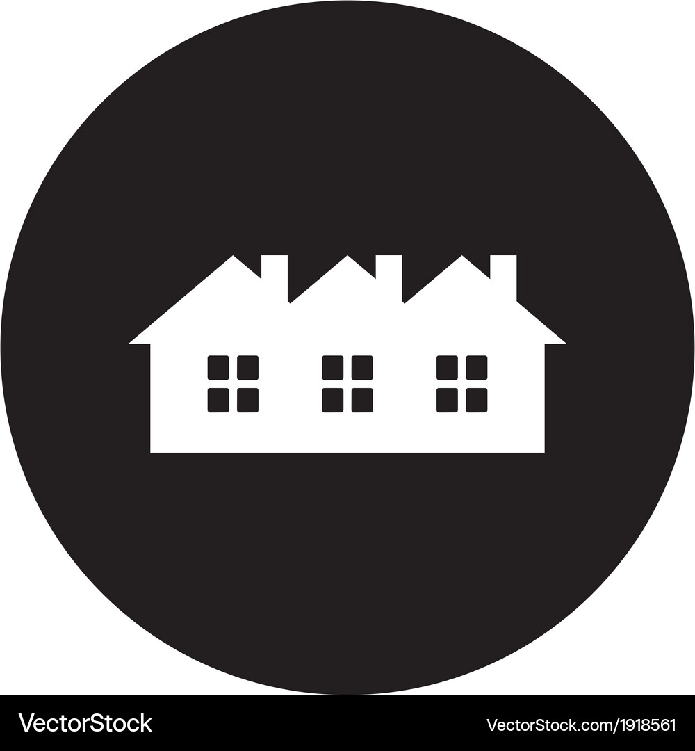 Modern real estate buildings design Royalty Free Vector