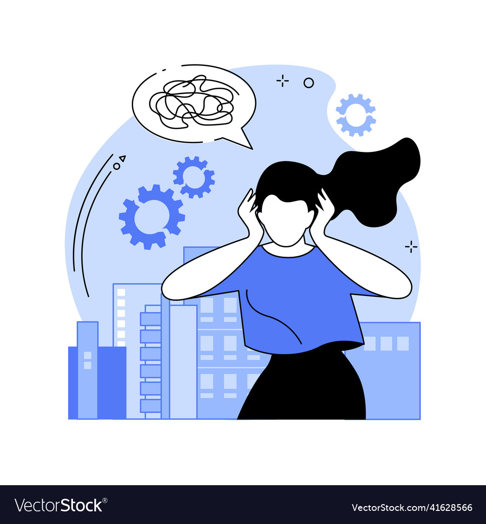 Cognitive dissonance abstract concept Royalty Free Vector