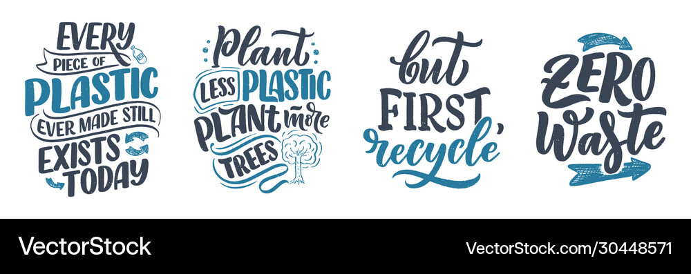 Solid Waste Management Slogan Garbage Reduce Reuse Recycle Solid Waste