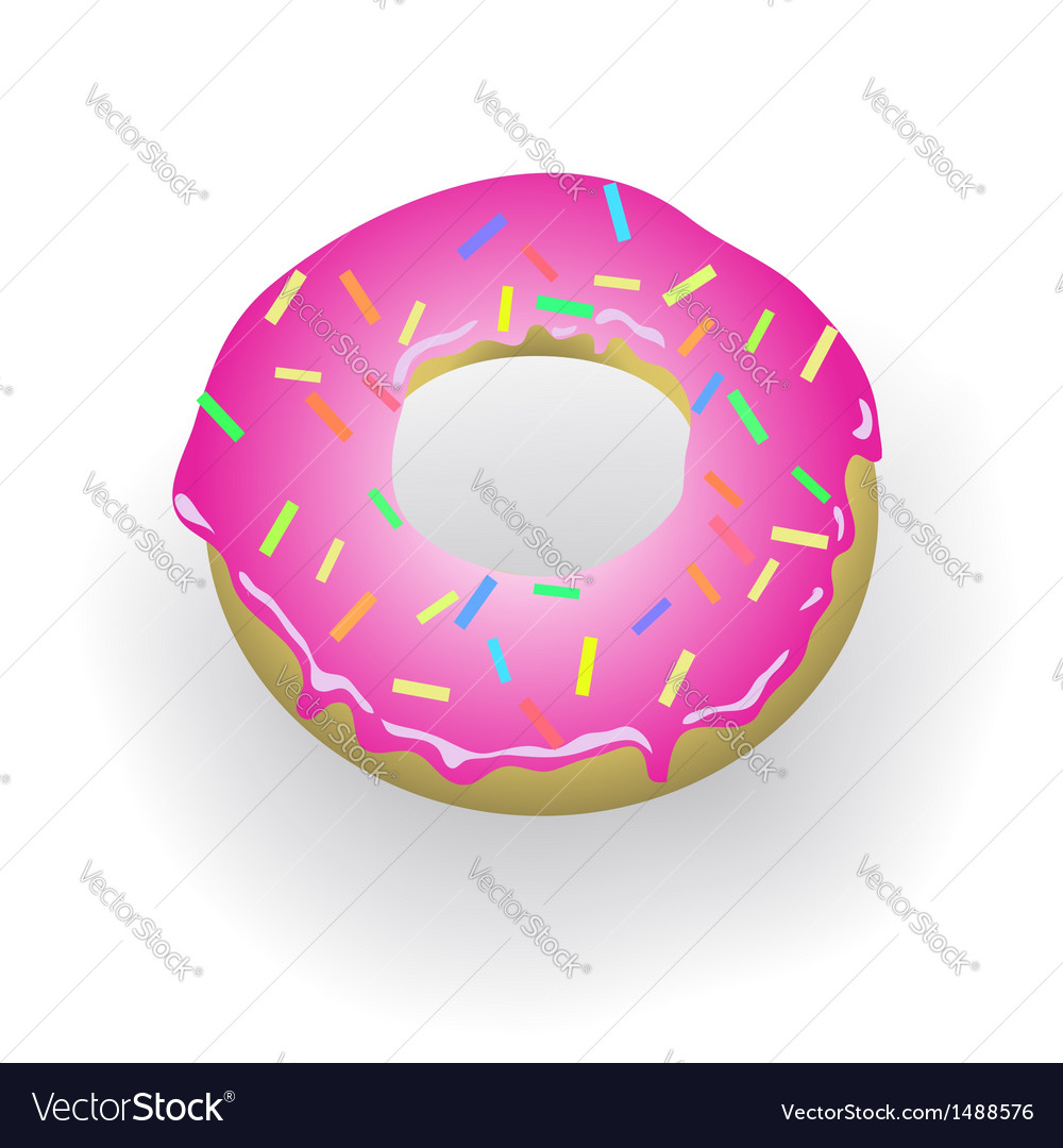 Donut Royalty Free Vector Image - VectorStock