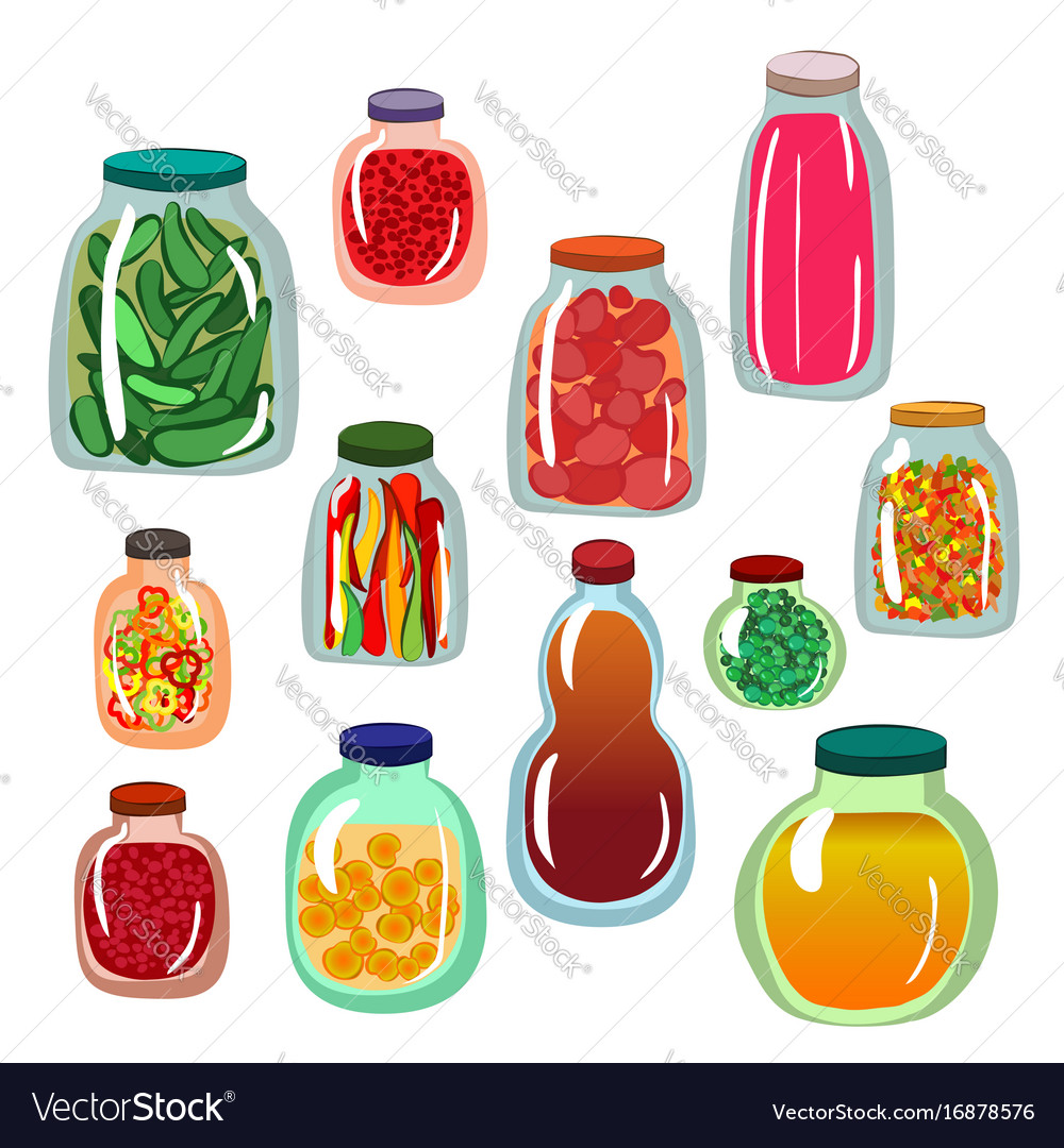 Pickles icon set Royalty Free Vector Image - VectorStock