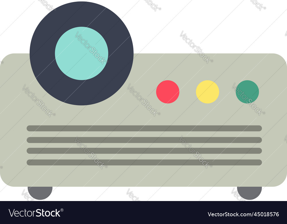 Projector device for presentation icon Royalty Free Vector