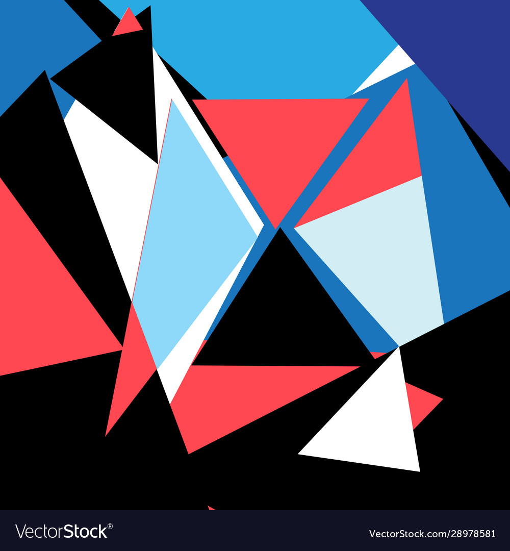 Lovely abstract geometric shapes Royalty Free Vector Image