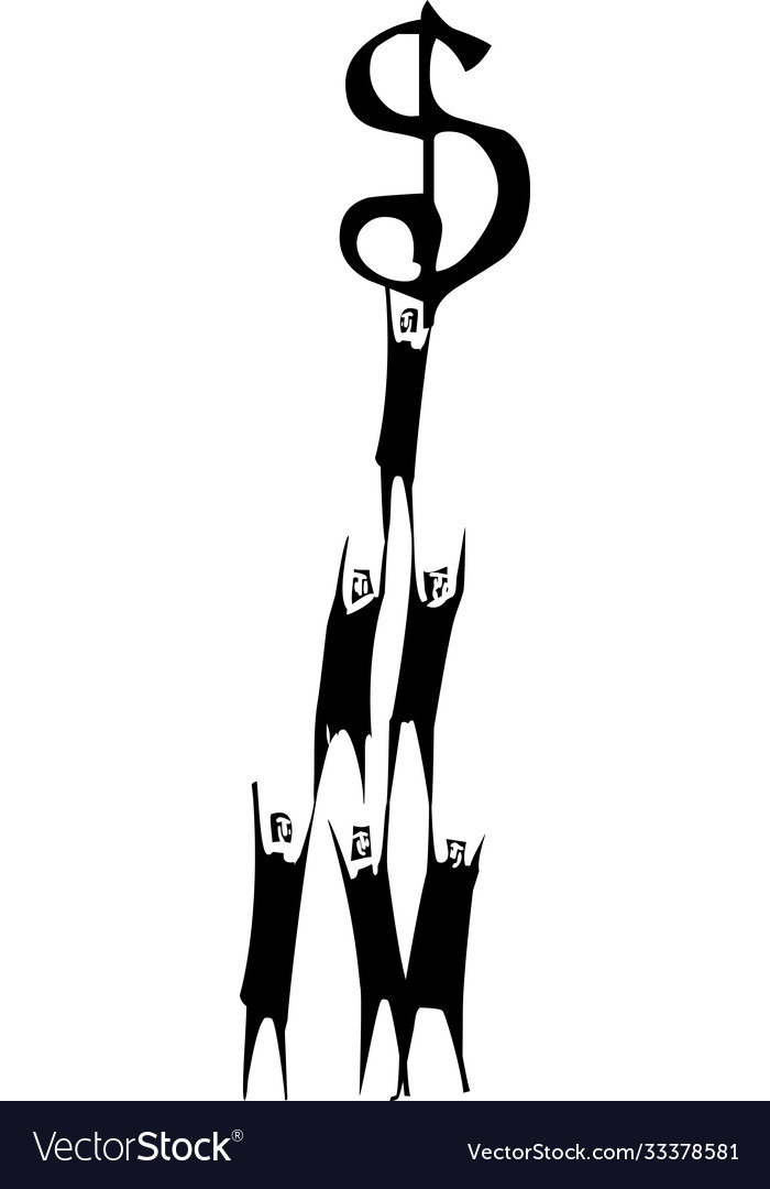 Pyramid scheme Royalty Free Vector Image - VectorStock