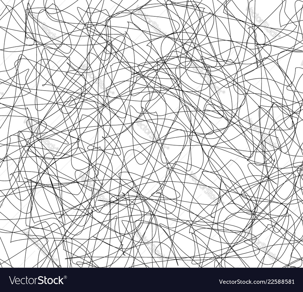 Random lines abstract texture entangled Royalty Free Vector