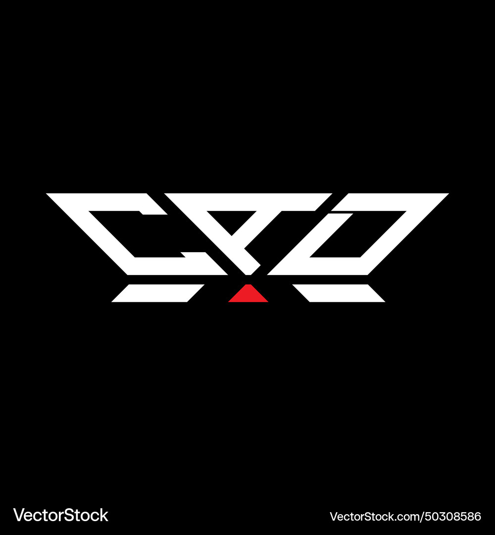 Cad letter logo design simple and modern Vector Image