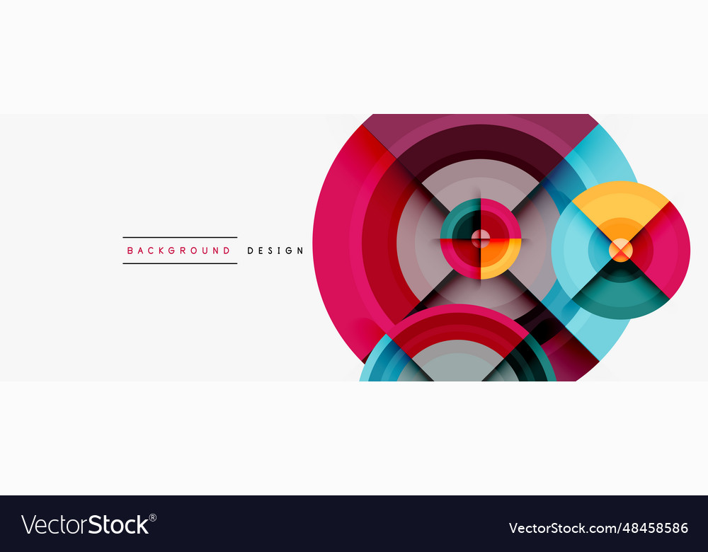 Circle pattern background abstract backgrounds Vector Image