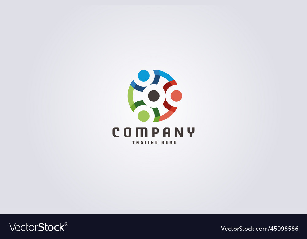 Connection logo Royalty Free Vector Image - VectorStock