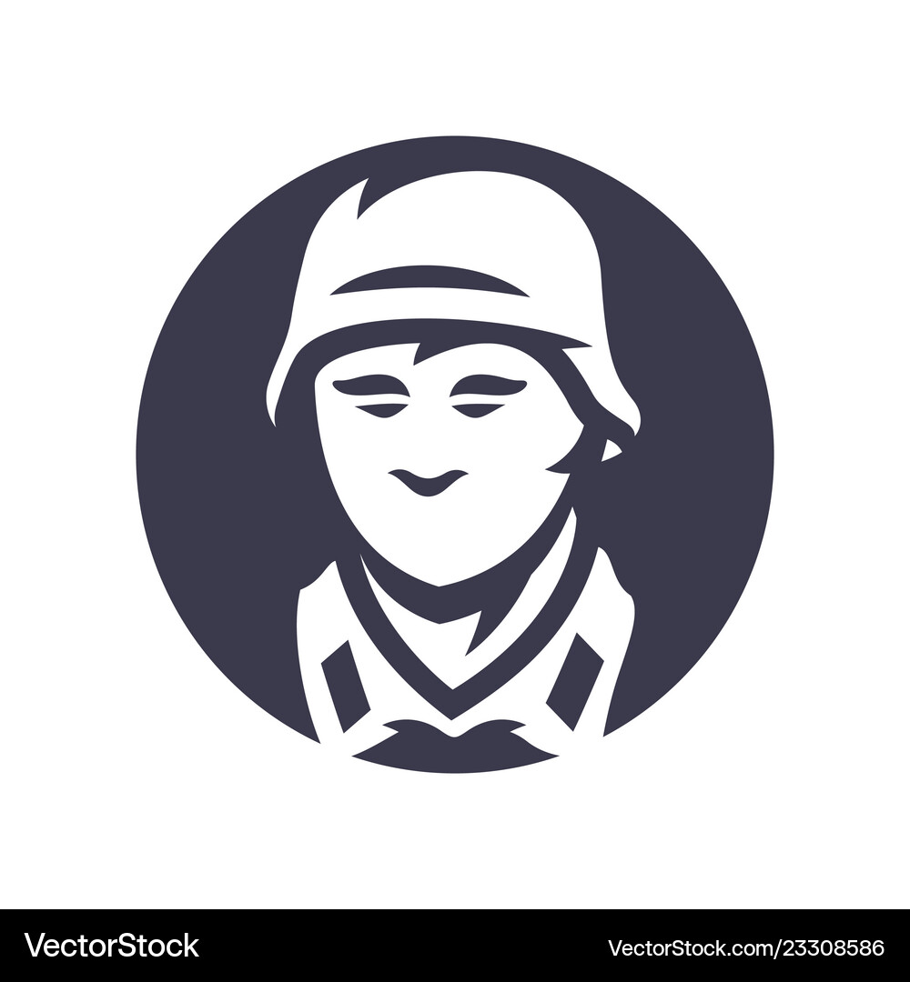 German soldier silhouette sign Royalty Free Vector Image