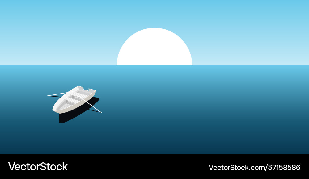 Sea landscape background design Royalty Free Vector Image