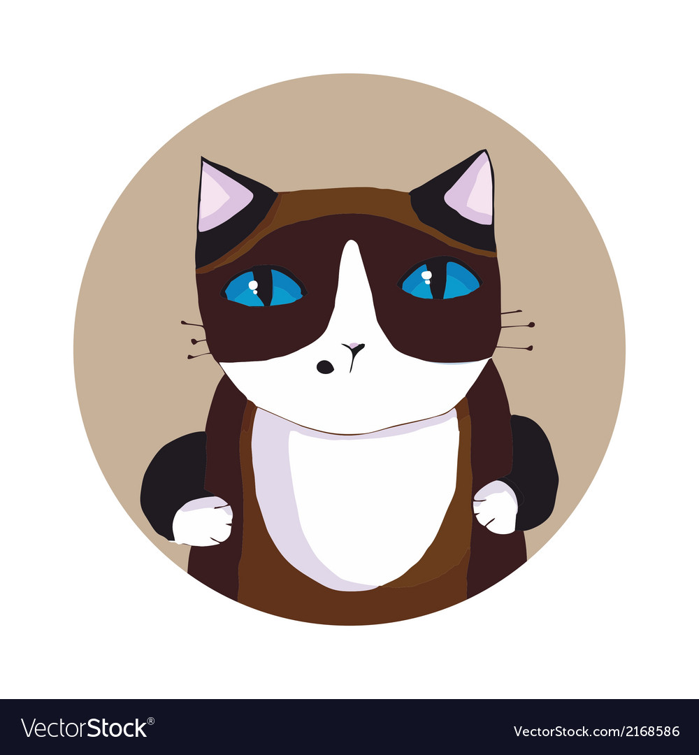 Siamese cat Royalty Free Vector Image - VectorStock