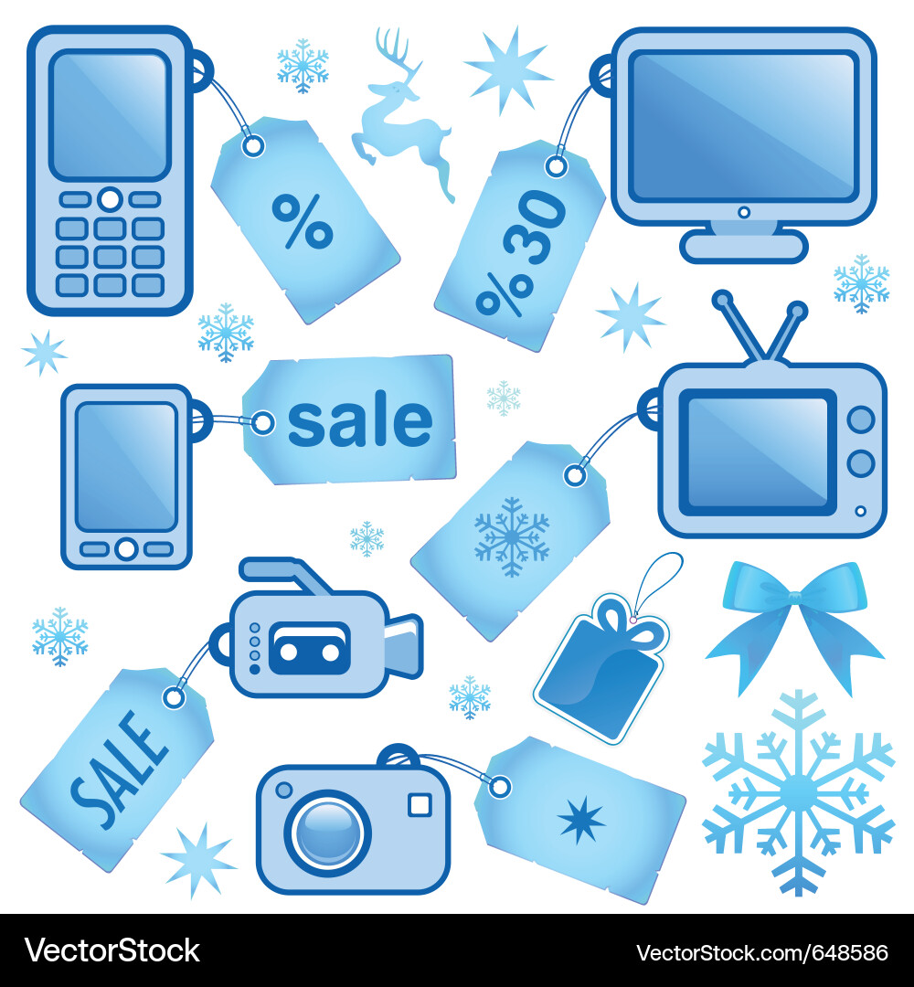 Web sale elements Royalty Free Vector Image - VectorStock