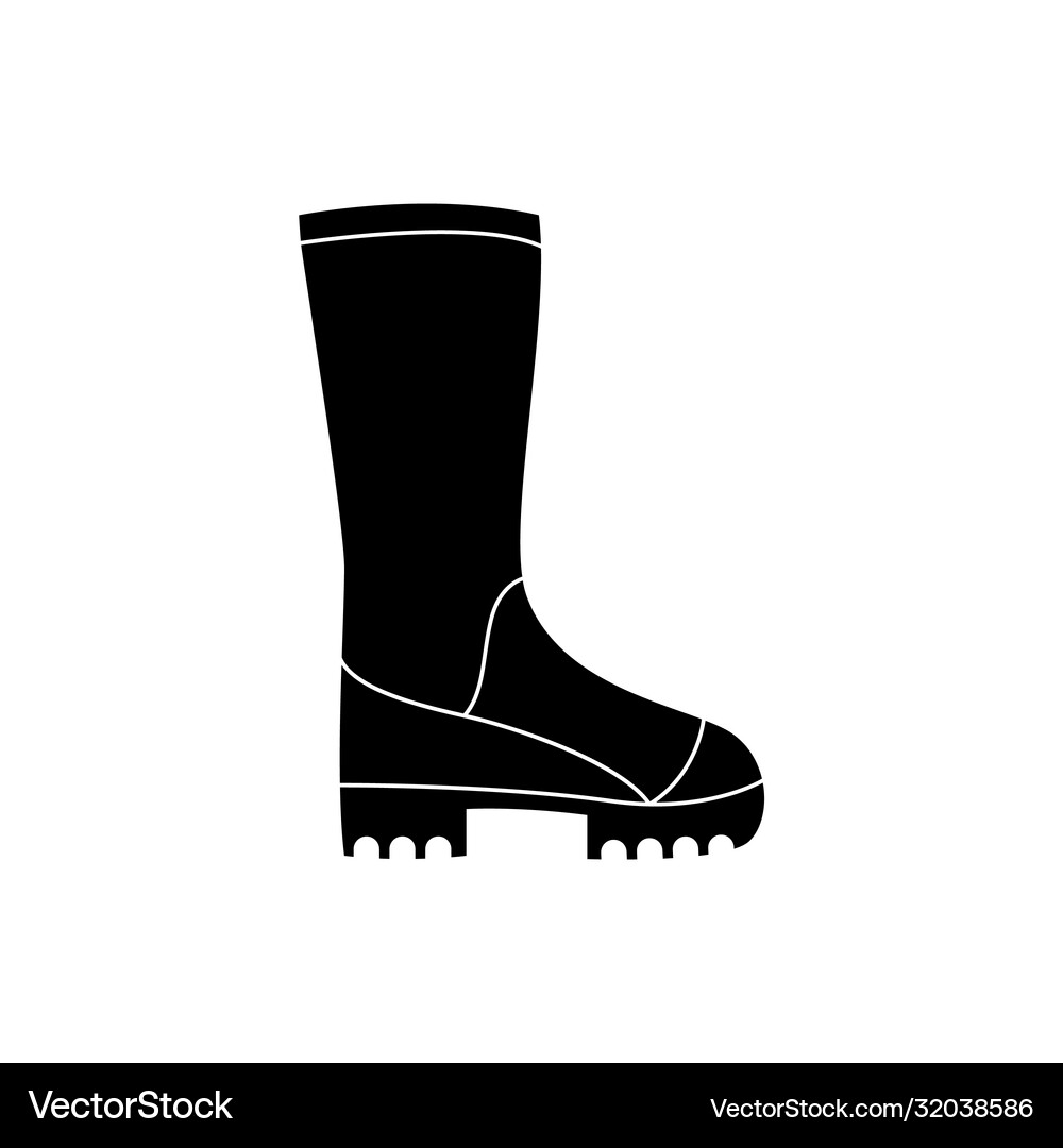 Worker job safety equipment protective boots Vector Image