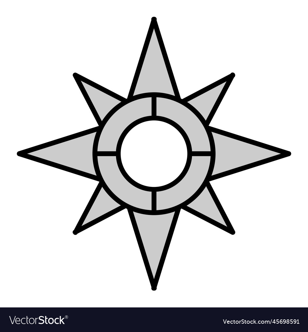 Compass pointer 3 Royalty Free Vector Image - VectorStock