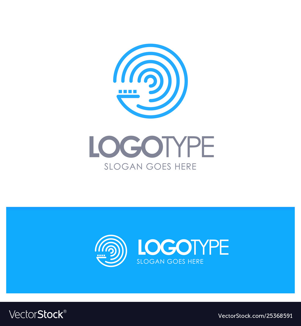 Forecasting model science blue Royalty Free Vector Image