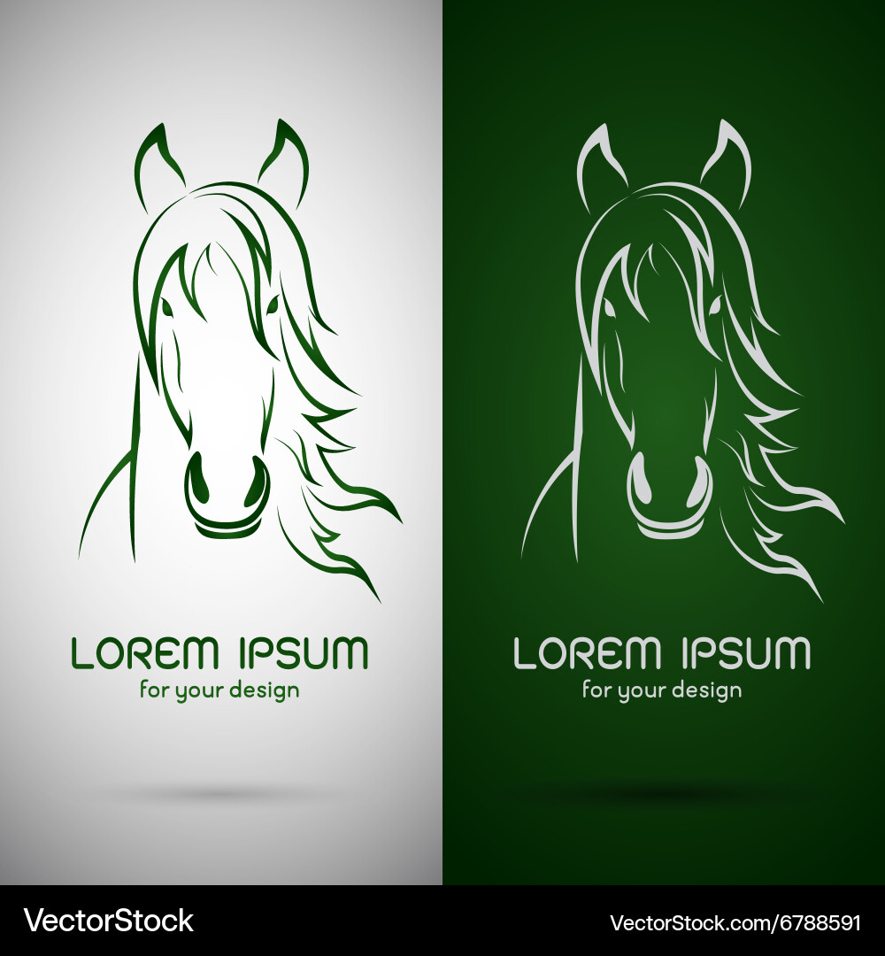 Image of an horse design Royalty Free Vector Image