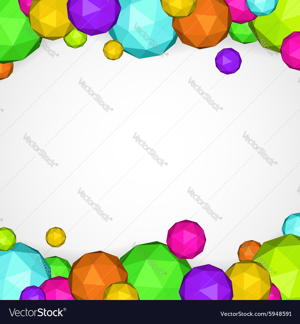 Polygon spheres Royalty Free Vector Image - VectorStock